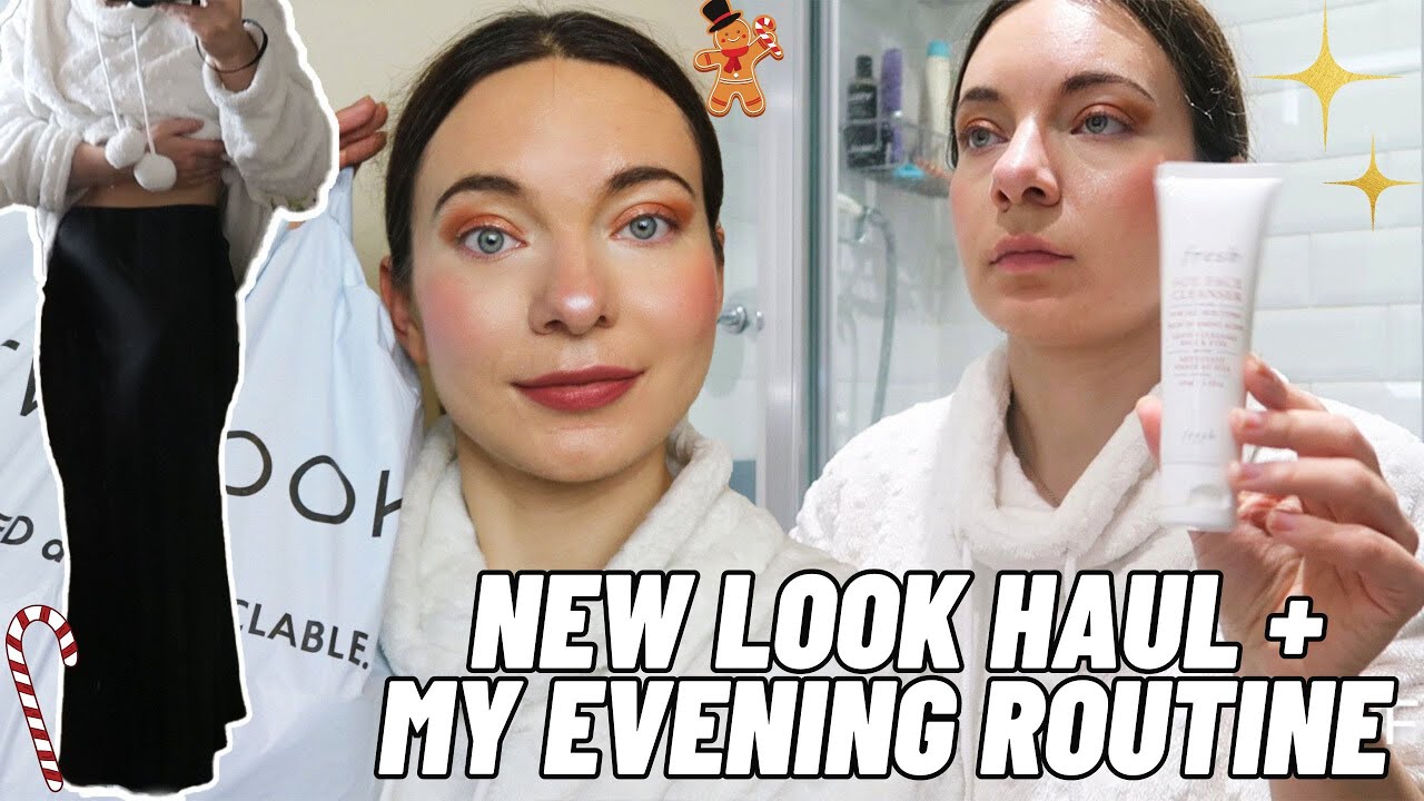 New Look Try On Haul + My Evening Routine #vlogmas2023 - YouTube