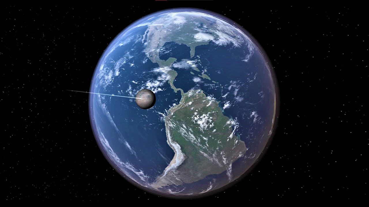 Ceres Collides with Earth | Planets Collision - YouTube