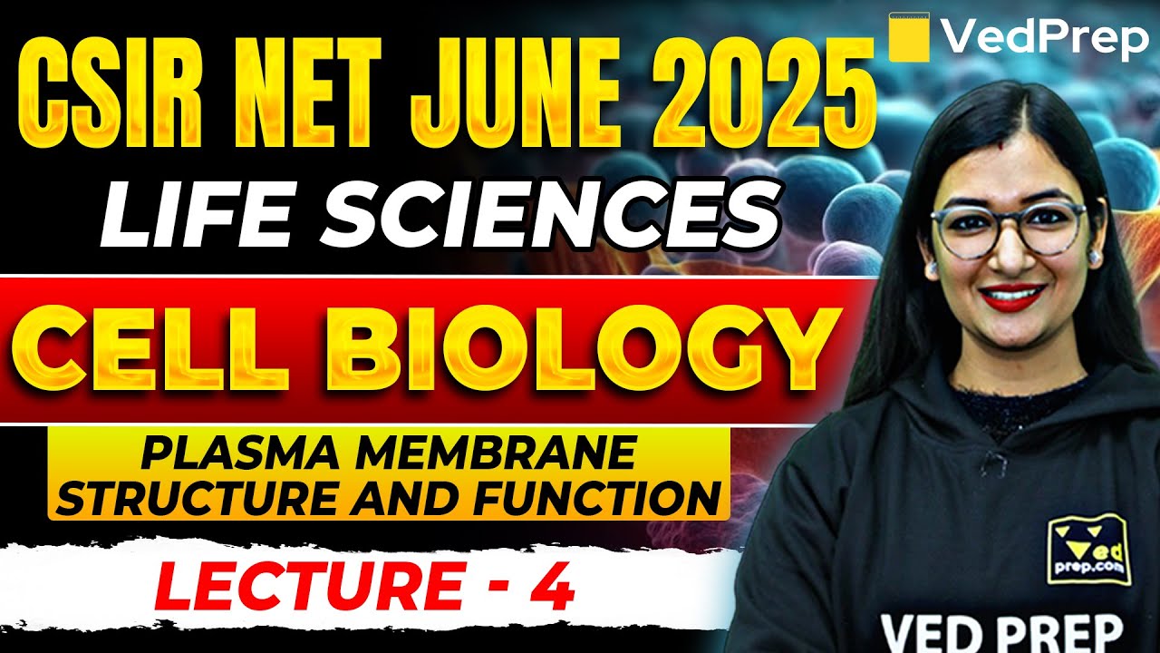 Plasma Membrane: Structure and Function | Cell Biology CSIR NET 2025 Preparation Life Science ...