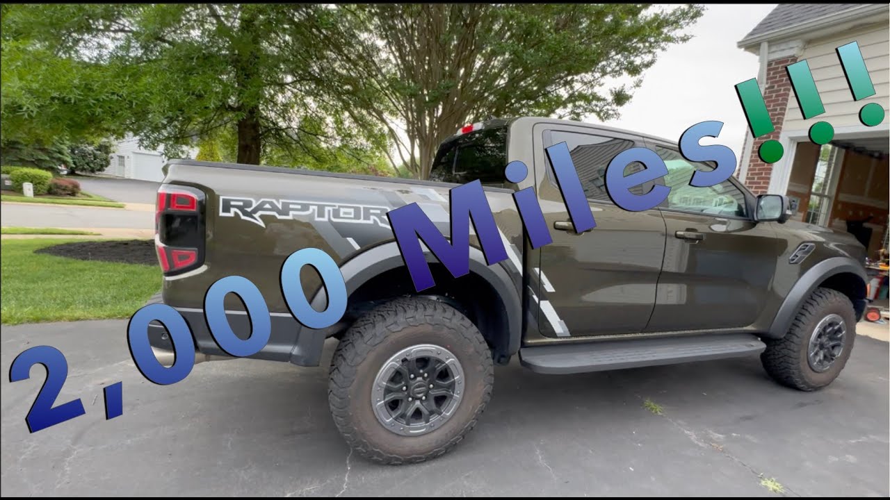 Ford Ranger Raptor 2,000 mile detailed update . IT'S THE BEE'S KNEES ...