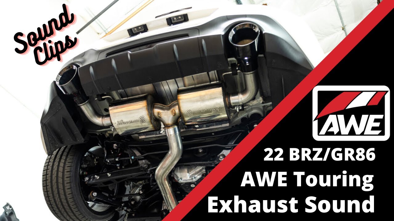 AWE Touring Edition 22 BRZ/GR86 Catback Exhaust - So deep! - YouTube