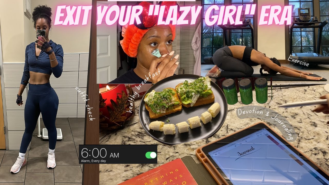 Realistic 6 AM "That Girl" Productive Morning Routine for a Pre-Summer ...