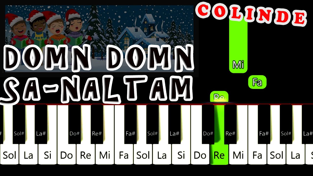 Am Plecat Sa Colindam Domn Domn Sa-Naltam Tutorial Pian - YouTube