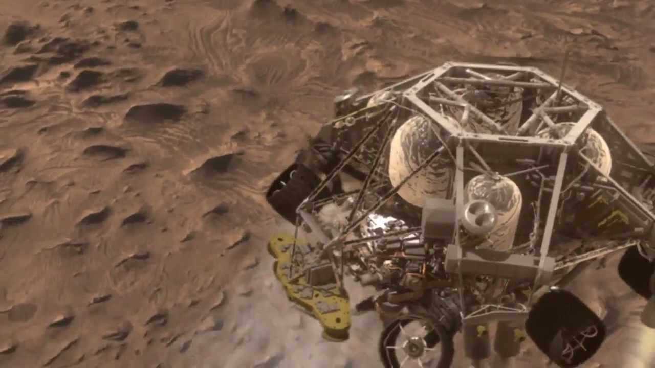 NASA's Next Mars Rover Curiosity Animation - Reaches Mars On August ...