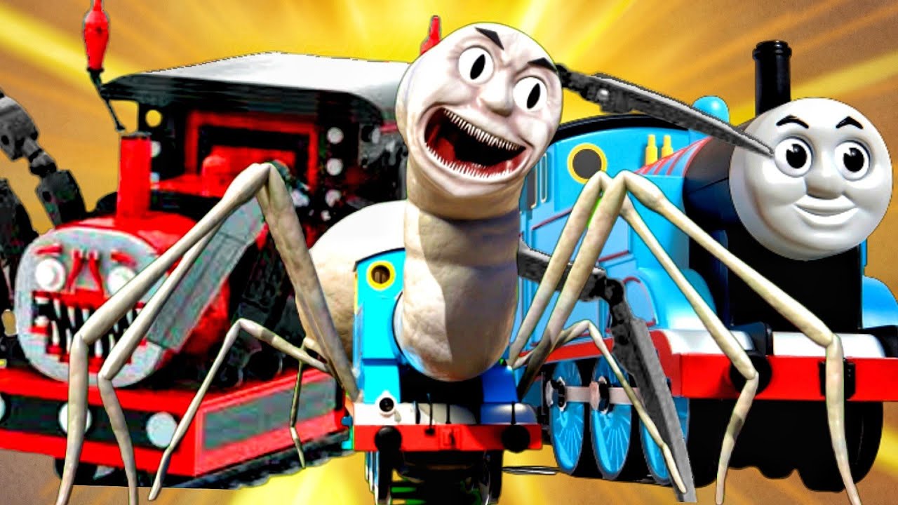 small Thomas and big choo choo Charles in a war 👀💀🧐🚂💦 || Thomas e sues ...