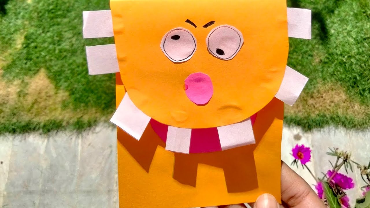 DIY Cute Face Craft| Easy Tutorial| Step By Step #art #painting # ...