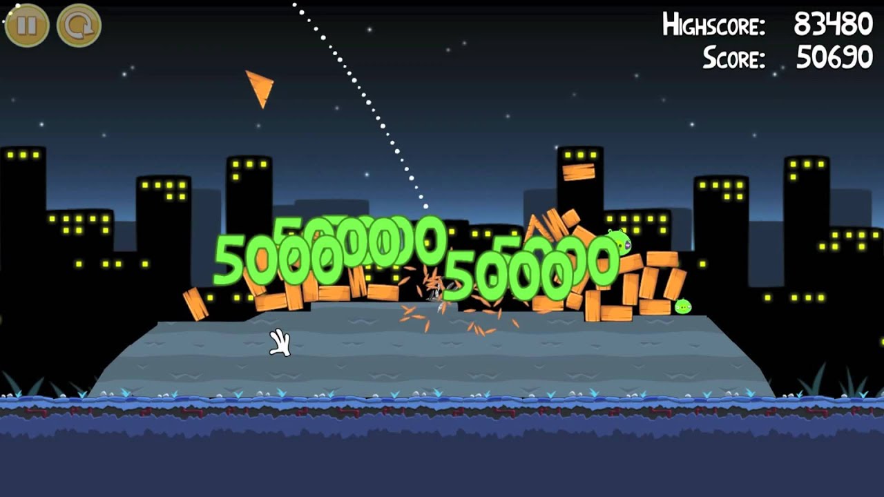 Angry Birds HD danger above 7-6 3 stars walkthrough Lösungen gameplay ...