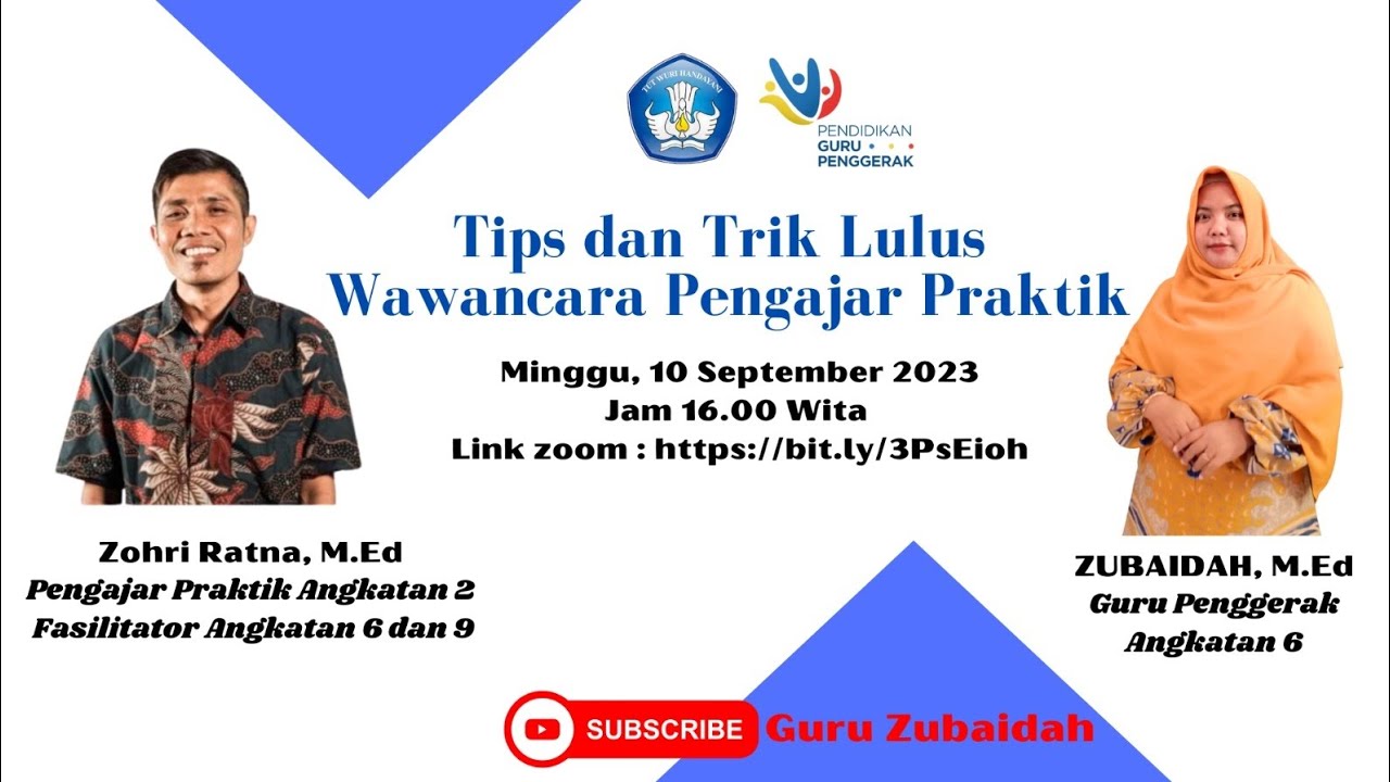 Tips dan Trik Menghadapi Tahap 2 : Wawancara Pengajar Praktik - YouTube