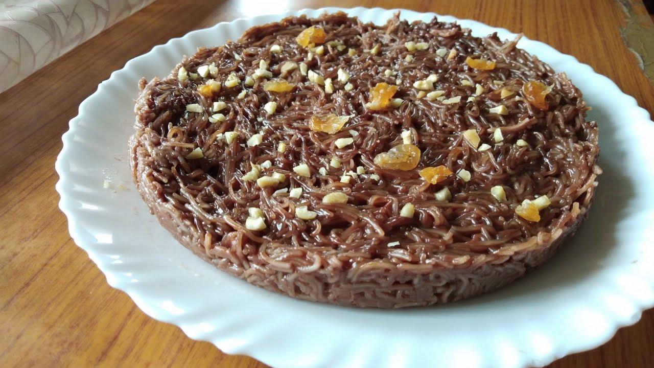 How To Make Chocolate Vermicelli Dessert | sevai dessert | semiya ...