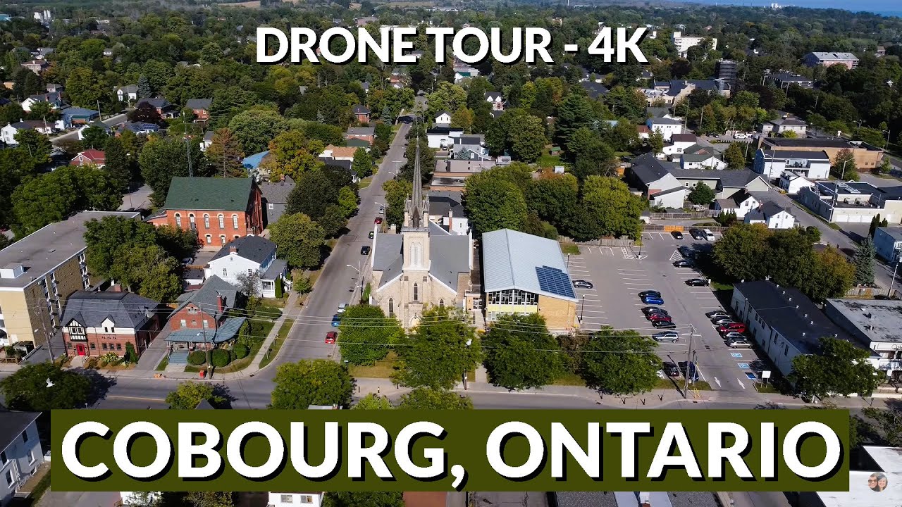 Cobourg, Ontario from Above! 🚁 Stunning 4K Drone Tour 🌟 - YouTube