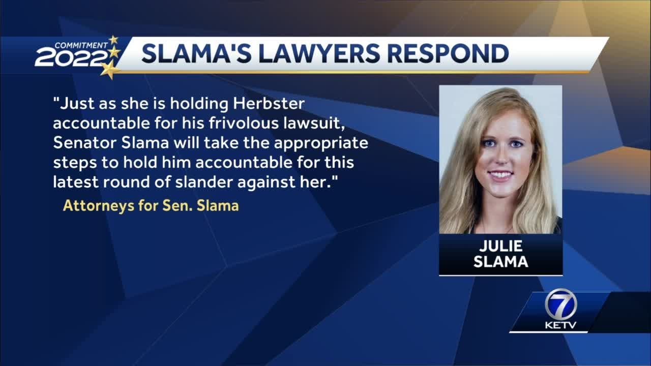 Slama's attorney responds to Herbster's new political attack ad - YouTube