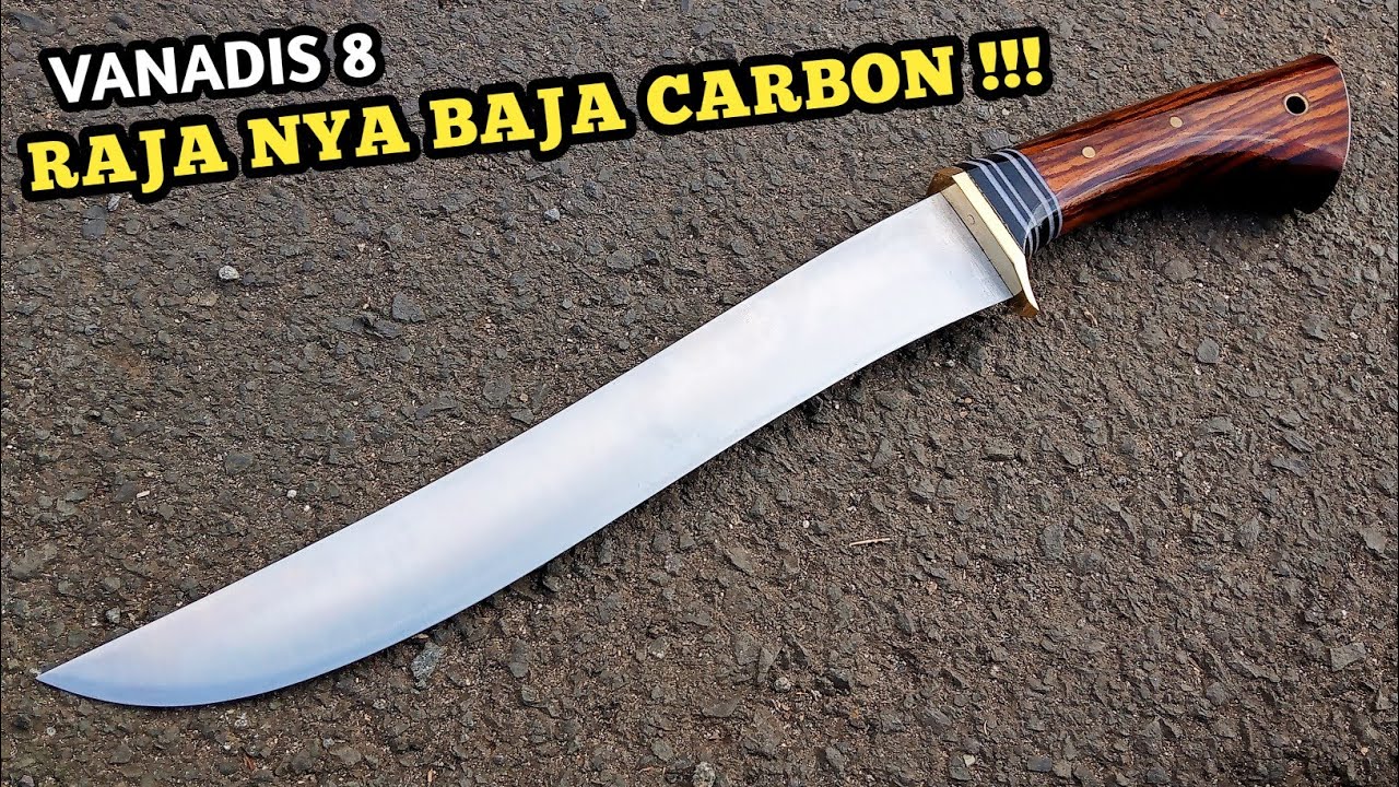 Golok Sembelih Sultan || VANADIS 8 RAJA NYA BAJA CARBON !!! Super Tajam ...