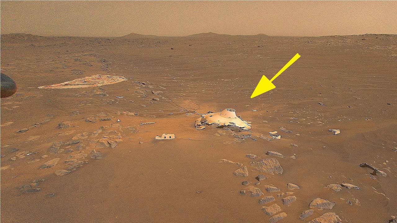 NASA's Ingenuity Helicopter Spotted Parachute And Backshell On Mars ...