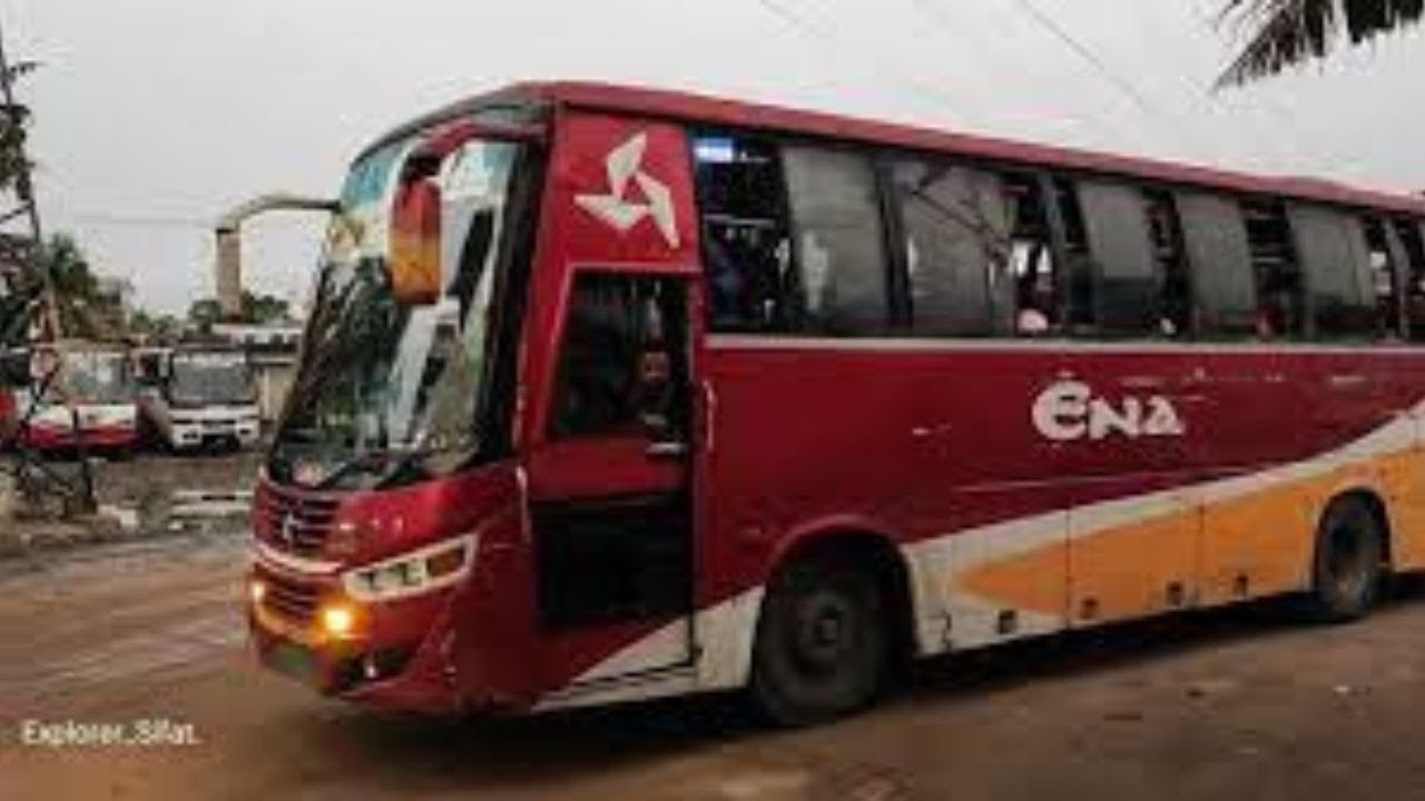 লাল এনা বাস।red ena bus - YouTube