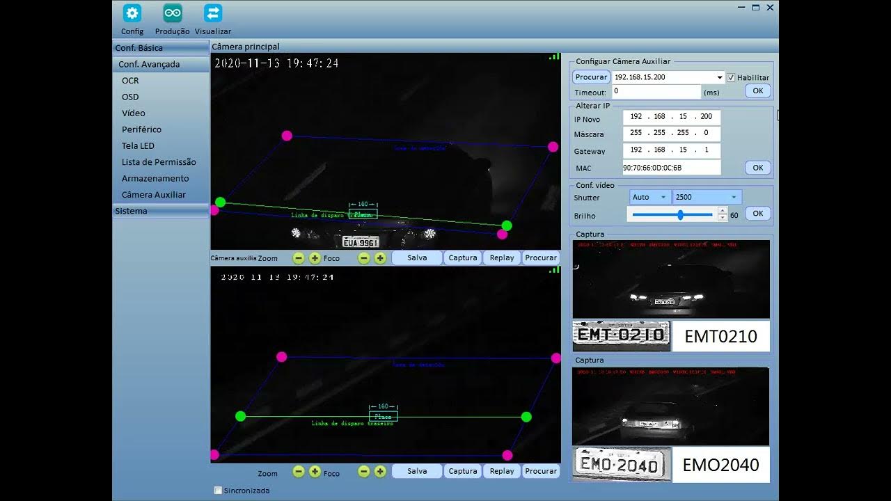 LPR ANPR Camera 4MP License Plate Recognition Camera for Brazil Automatic License Plate ...