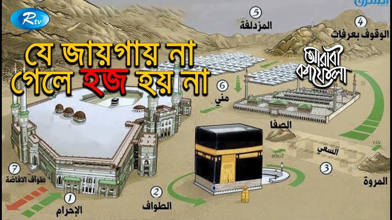 যে জায়গায় না গেলে হজ হয় না | Hajj Rules In Islam | Arabi Kafela | Ep ...