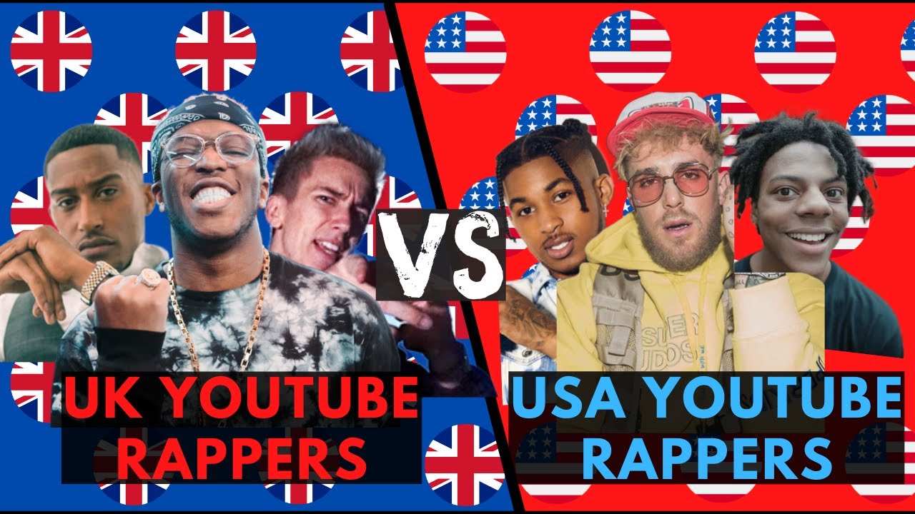 UK YOUTUBE RAPPERS VS USA YOUTUBE RAPPERS (KSI, Jake Paul, IShowSpeed ...
