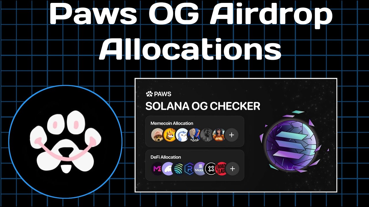 Paws Solana OG Allocation Checker Explained - YouTube