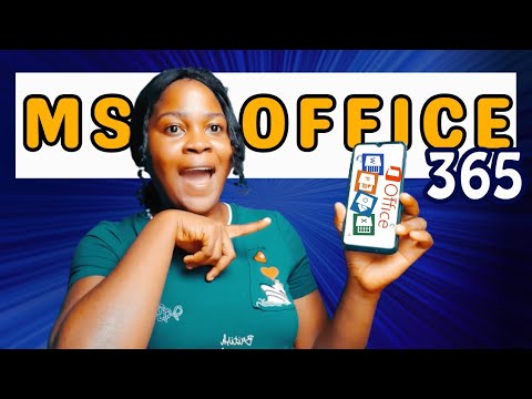 HOW TO INSTALL AND USE MICROSOFT OFFICE 365 ON MOBILE - YouTube