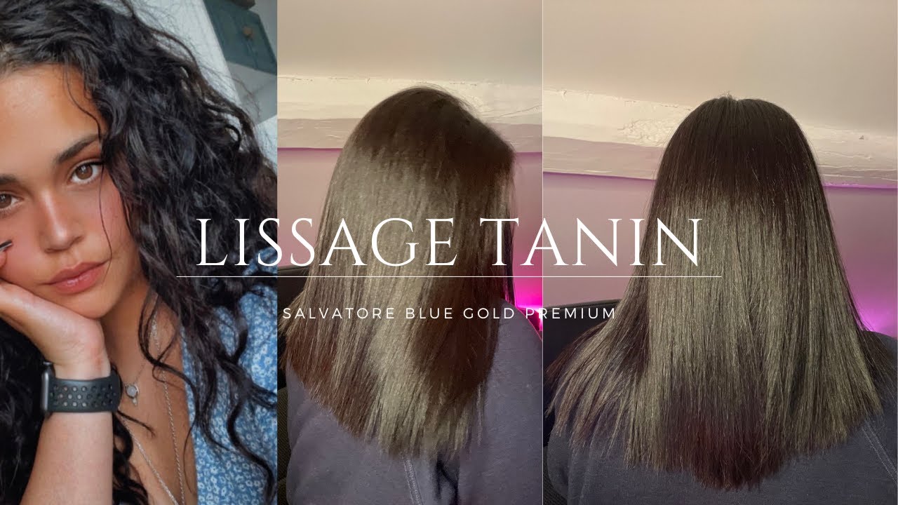Je fais le lissage au tanin à la maison avec le kit Salvatore blue gold ...