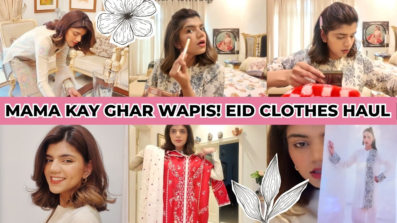 MAMA KAY PAS WAPIS!! EID CLOTHES OPTIONS - Vlog - YouTube