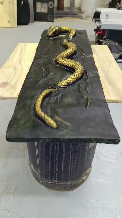 Concrete snake theme #snakevideo #snake #concrete #concreteart #art # ...