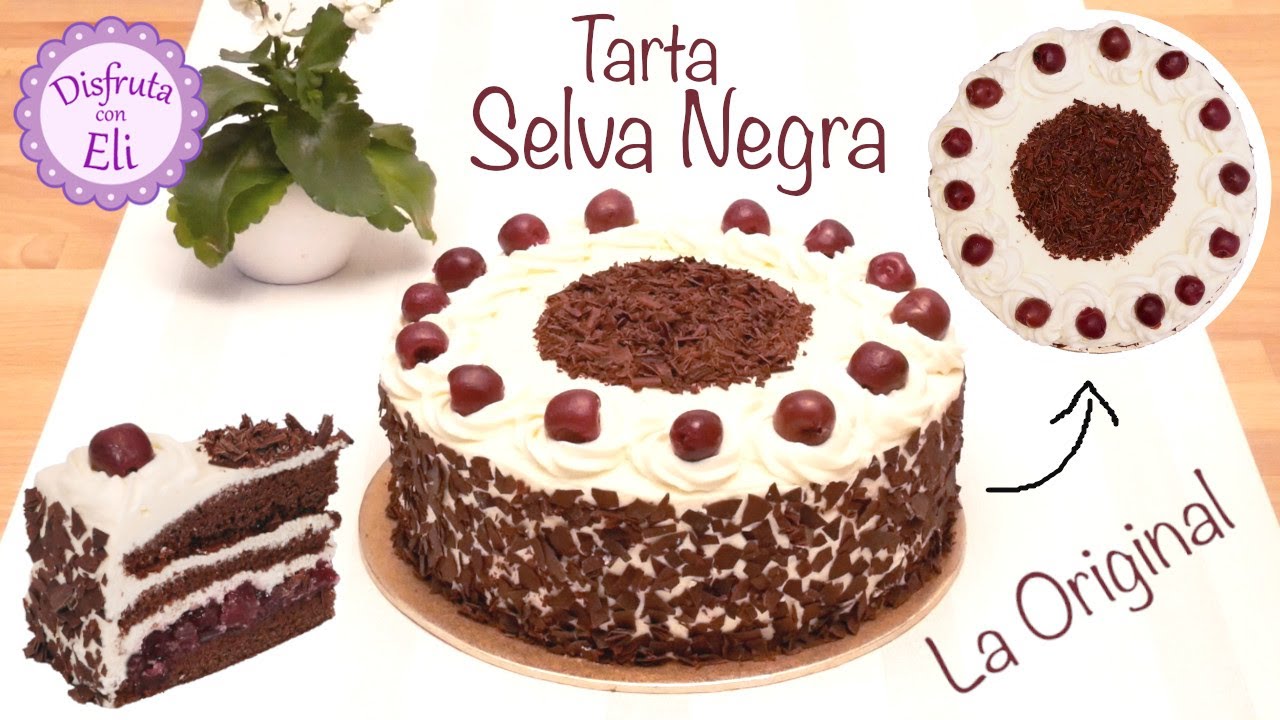 Así hacen la Tarta Selva Negra en Alemania! / Pastel selva negra (Black ...