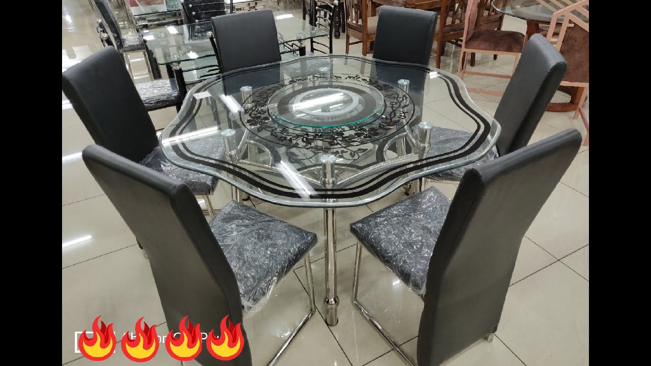 ROTATING TOP DINING TABLE ( रोटेटिंग टॉप डाइनिंग टेबल ). - YouTube