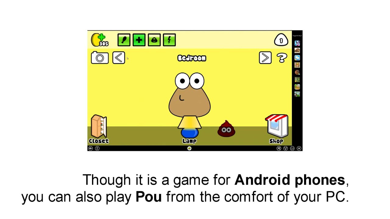 Recommended software - Pou for Pc - available for download EAZEL - YouTube