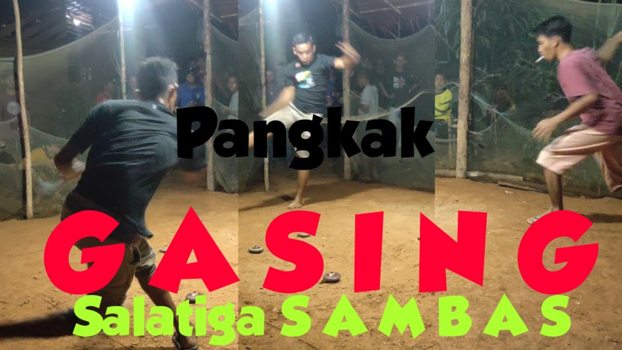 Permainan Tradisional || PANGKAK GASING || SAMBAS - YouTube