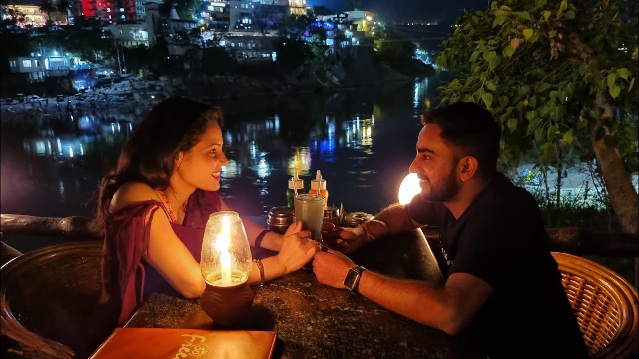 #Best cefe in Rishikesh#OM Freedom Cafe#Laxman jhula Ganga view cefe# ...