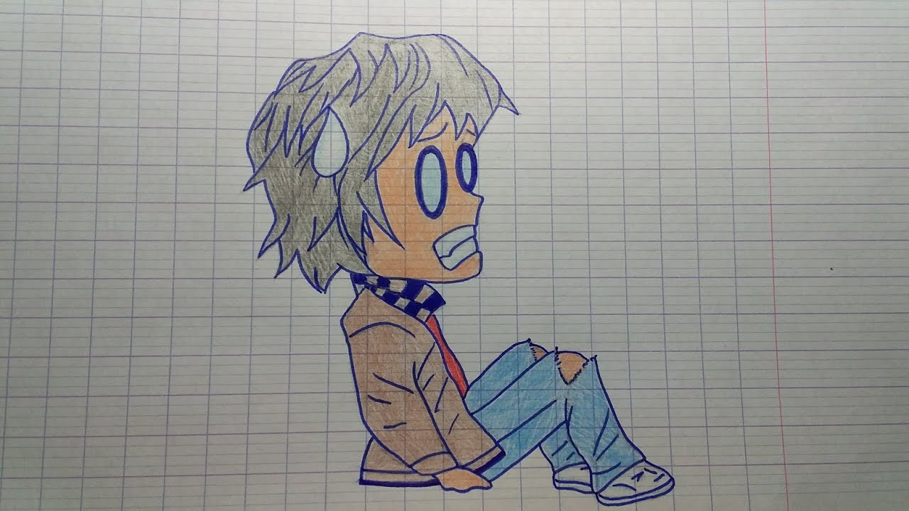 How to draw a frightened and terrified man Learn drawing step by step ...