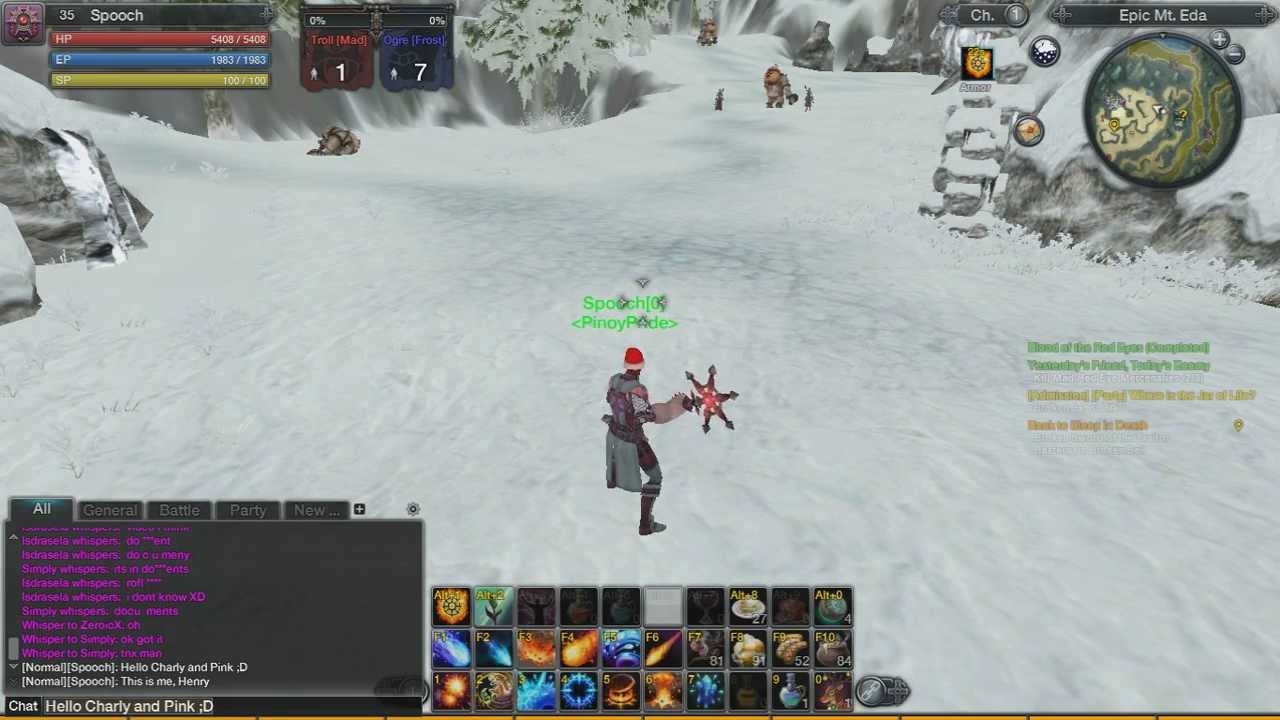 Raiderz Spooch sorc - Low graphic, graphic is 10x better graphic, i ...