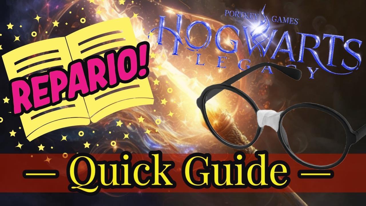 Hogwarts Legacy Spell Quick Guide Reparo! - YouTube