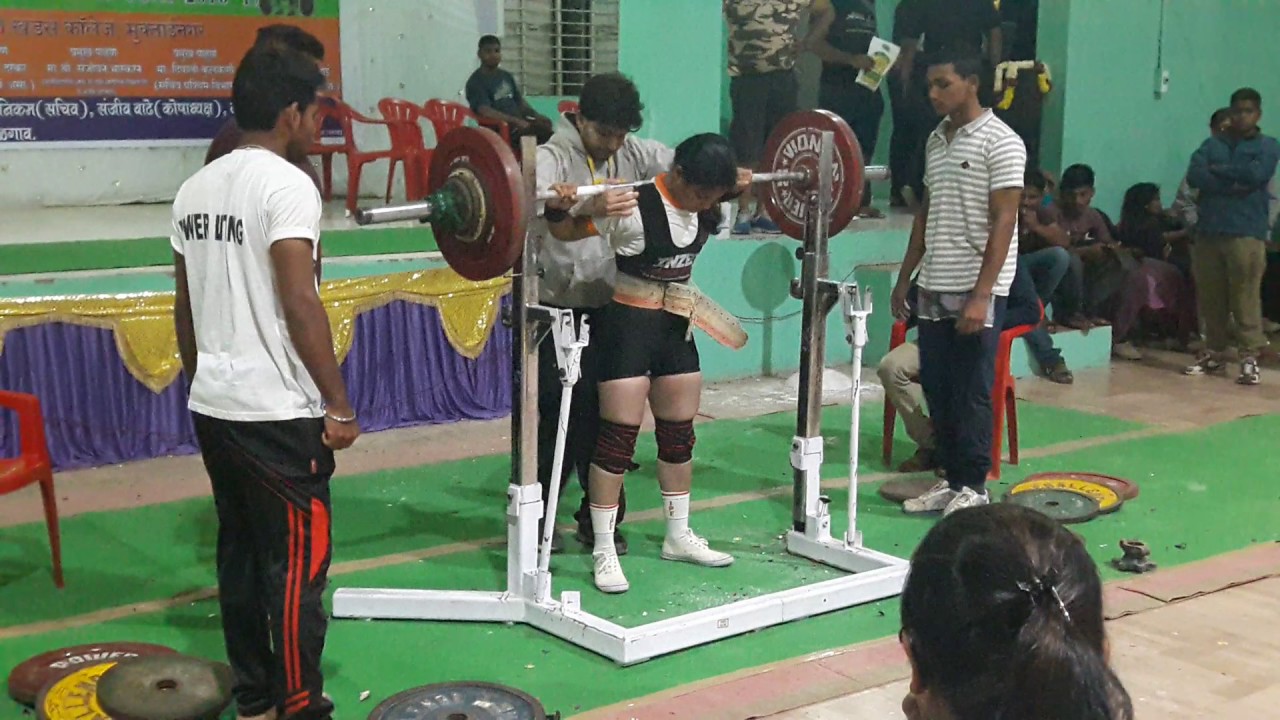 State level indian power lifting championship 140 kg squat in 60 kg ...