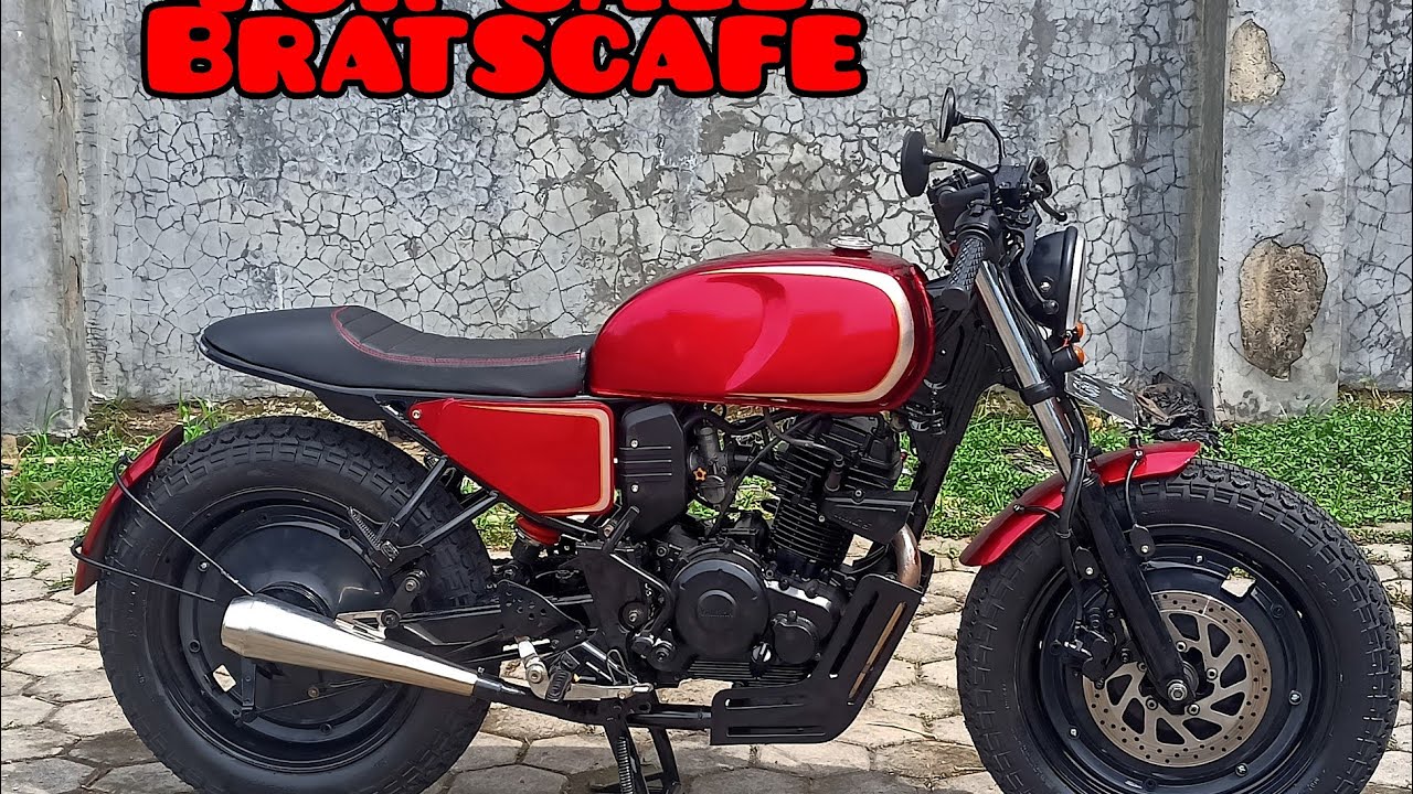 YAMAHA BYSON BRATS CAFE / CAFE RACER??? - YouTube