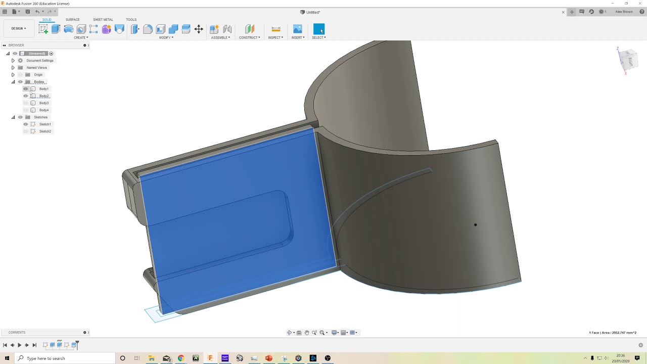 Gate Latch Design - CAD - Fusion 360 - YouTube