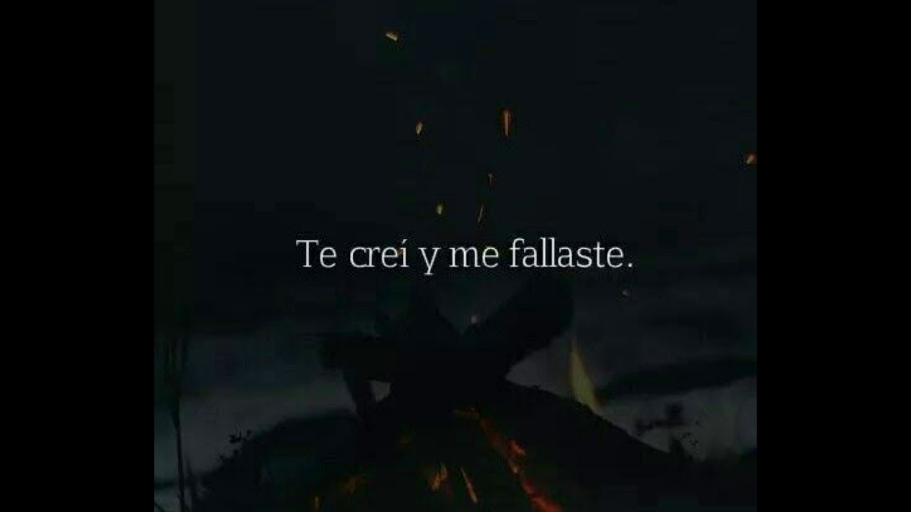 Me fallaste - YouTube