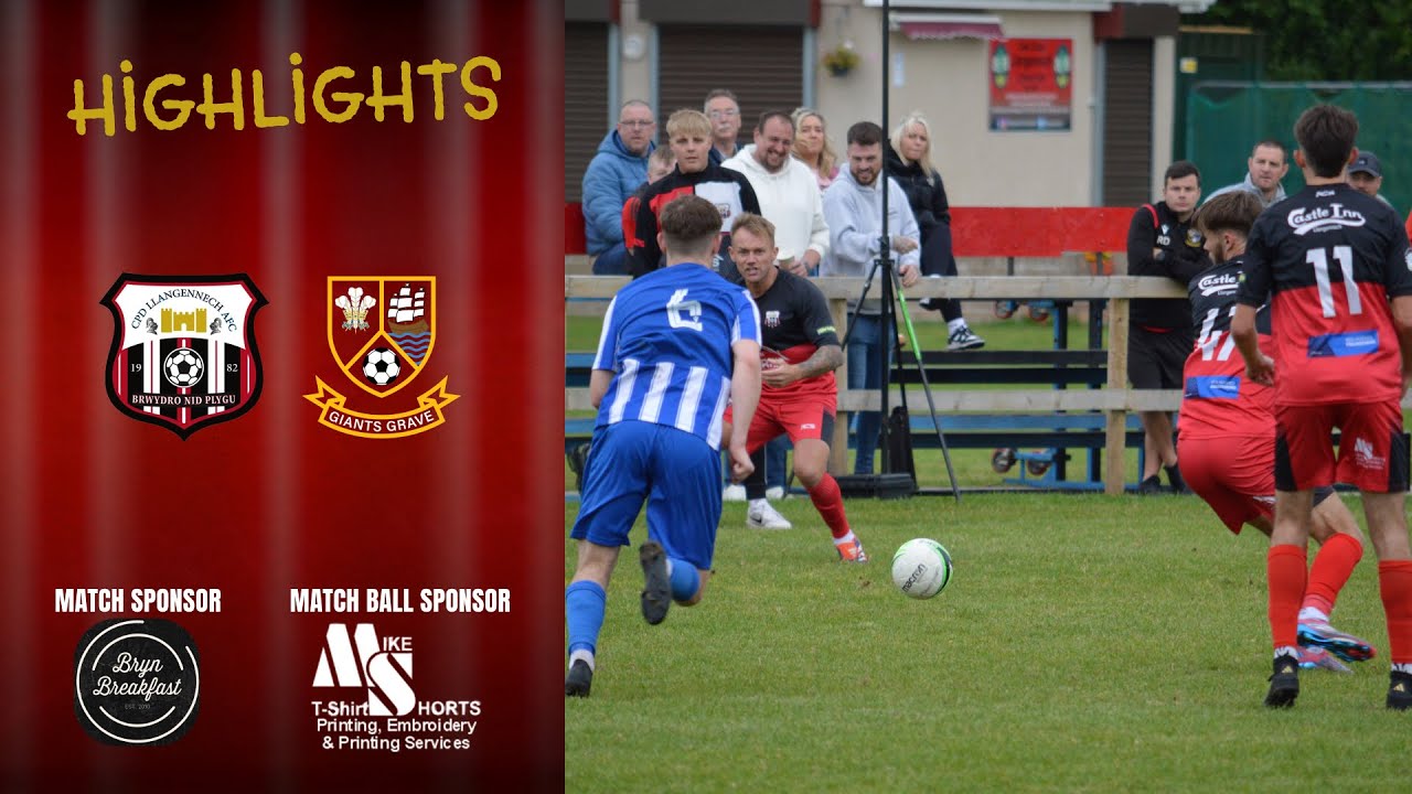 Llangennech vs Giants Grave | Macron West Wales Premier League ...