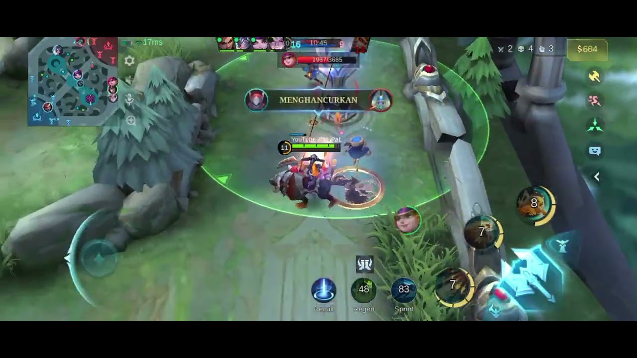 mvp mantap rank solo map tower push - YouTube