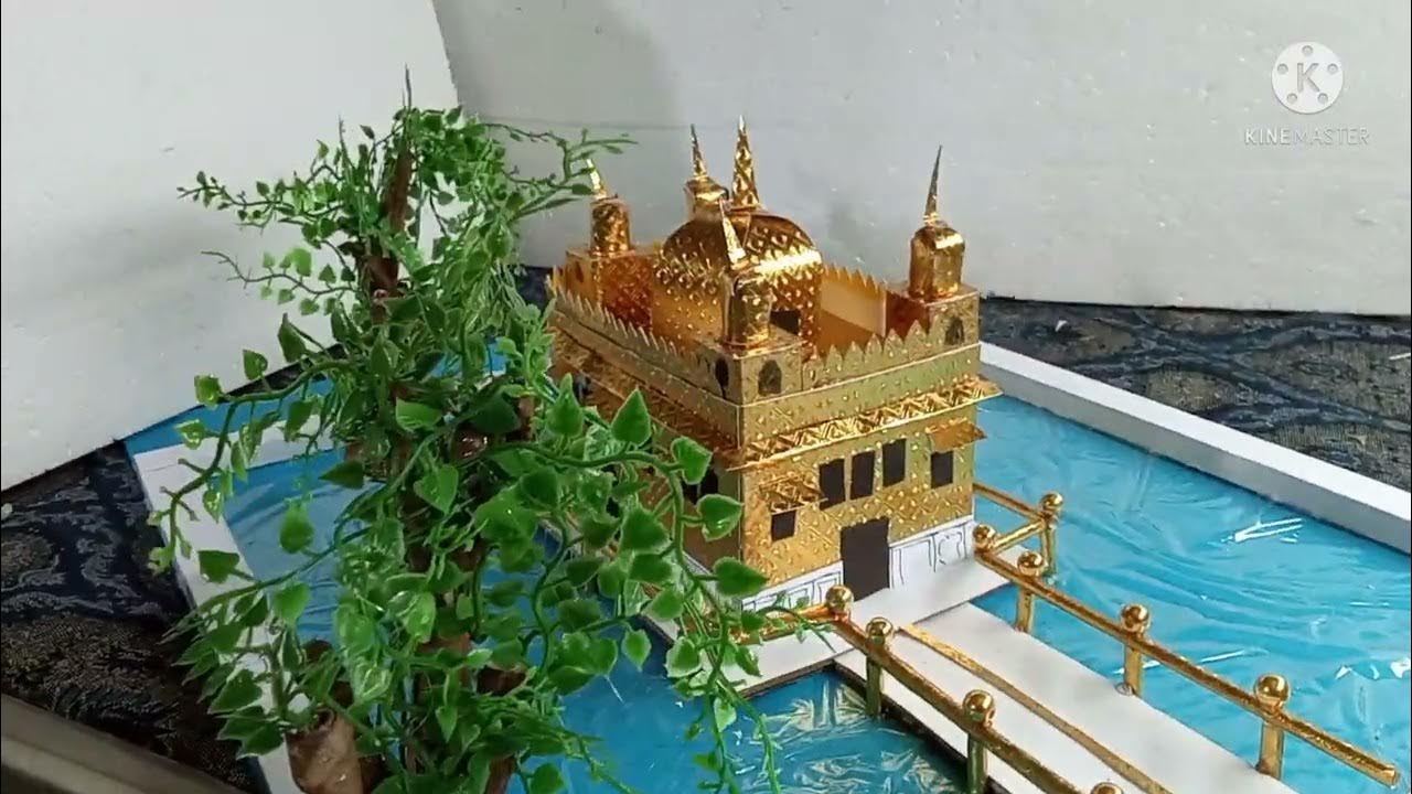 Golden temple model for school || darbar Sahib model || historical ...
