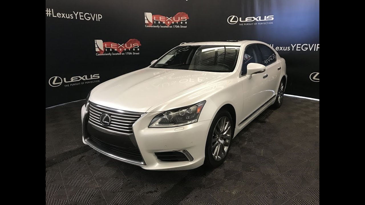 White 2017 Lexus LS 460 SWB Review Edmonton Alberta - Lexus of Edmonton ...