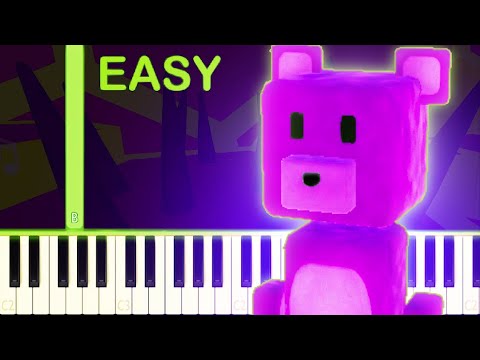 Purple Honey | SUPER BEAR ADVENTURE - EASY Piano Tutorial