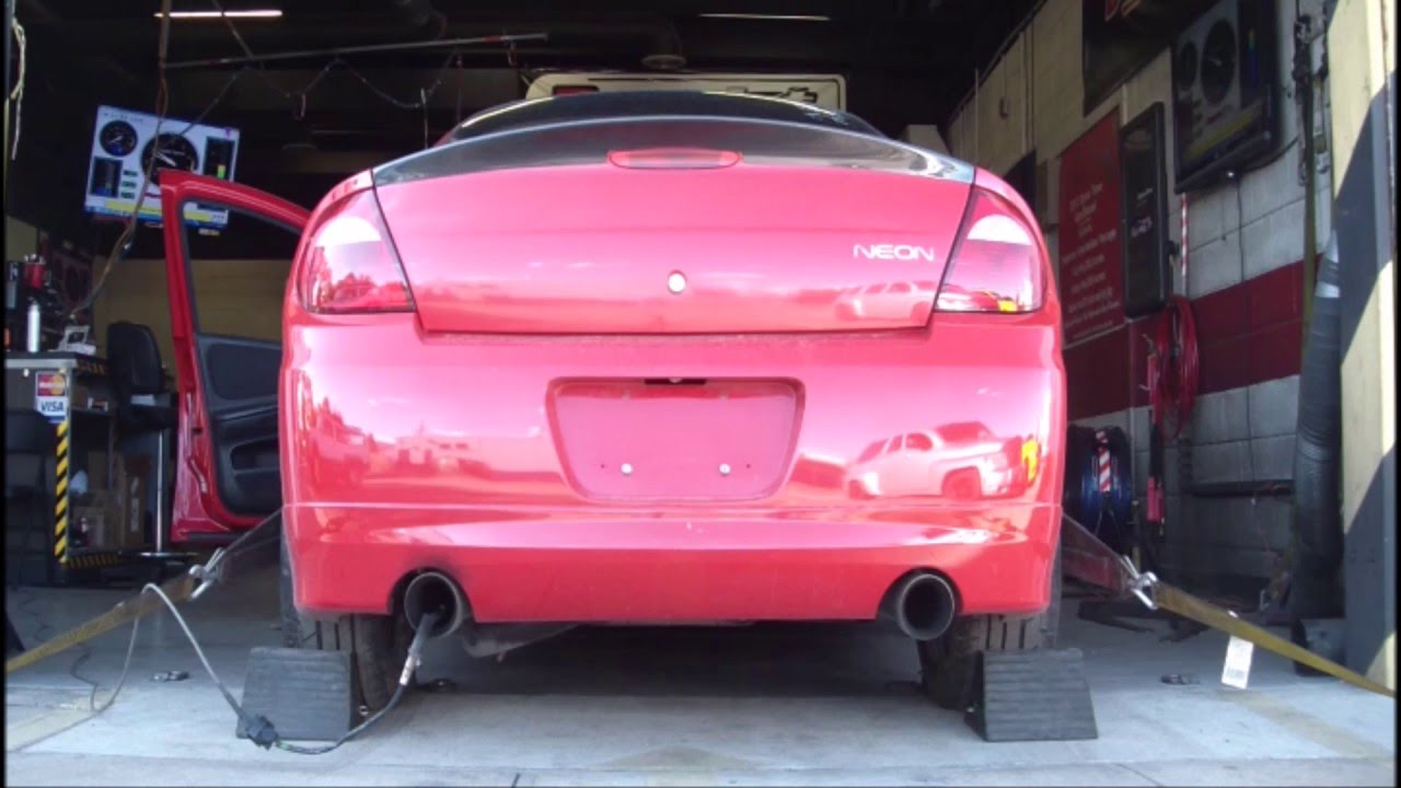 Neon SRT4 Stock Engine Dyno record? - YouTube
