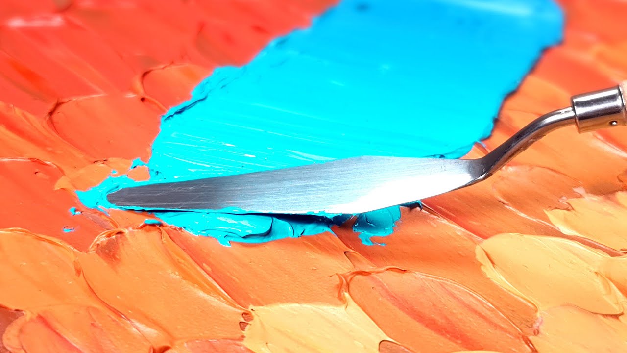 The most SATISFYING way to paint?... - YouTube