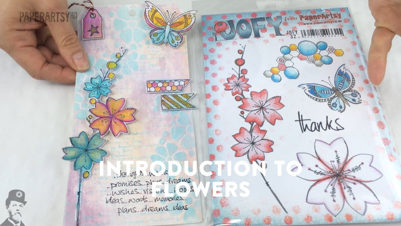 2015 Topic 14: Flowers {on the PaperArtsy Blog} - YouTube