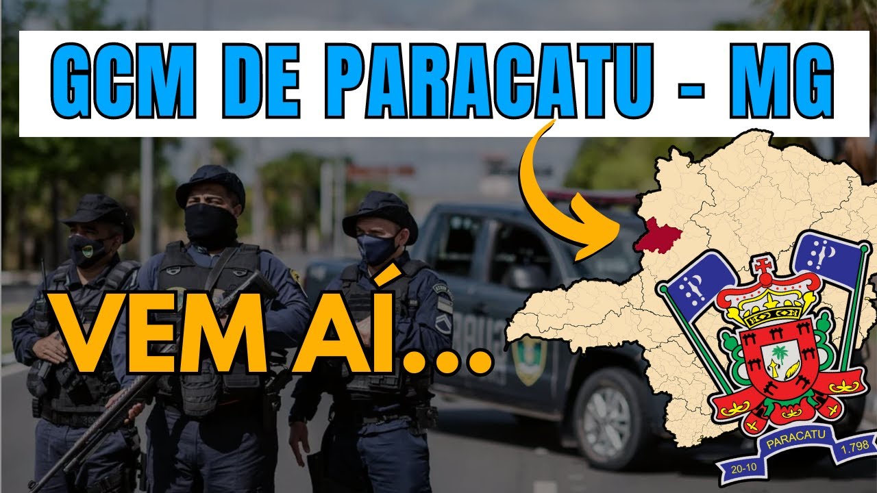 Criada a GCM de Paracatu MG - YouTube