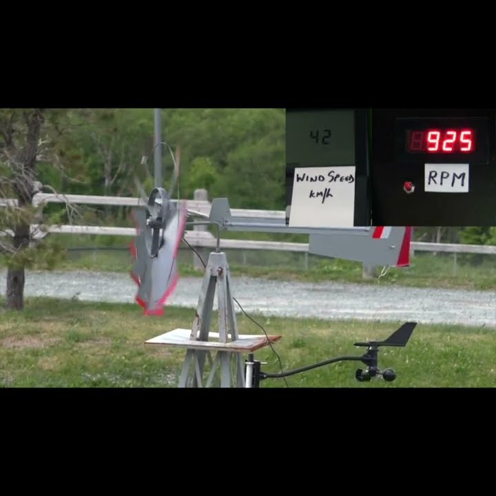 Decorative Farm Windmill with Furling Overspeed Control - YouTube