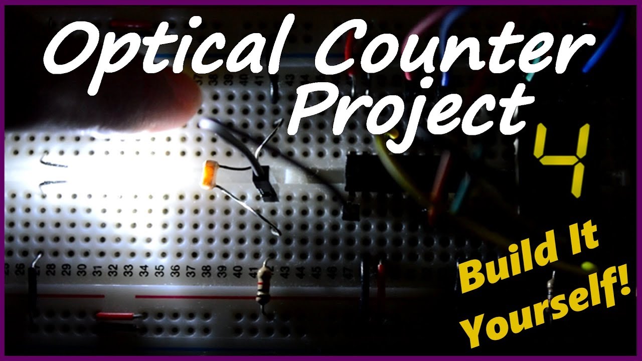 Optical Counter Project - Build It Yourself! - YouTube