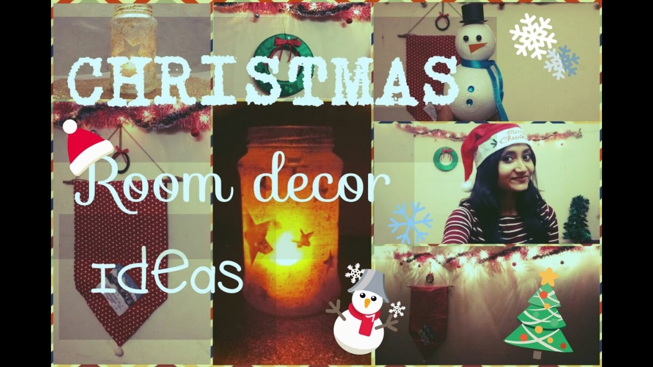 DIY Christmas room decor ideas|| 5 projects for holidays - YouTube